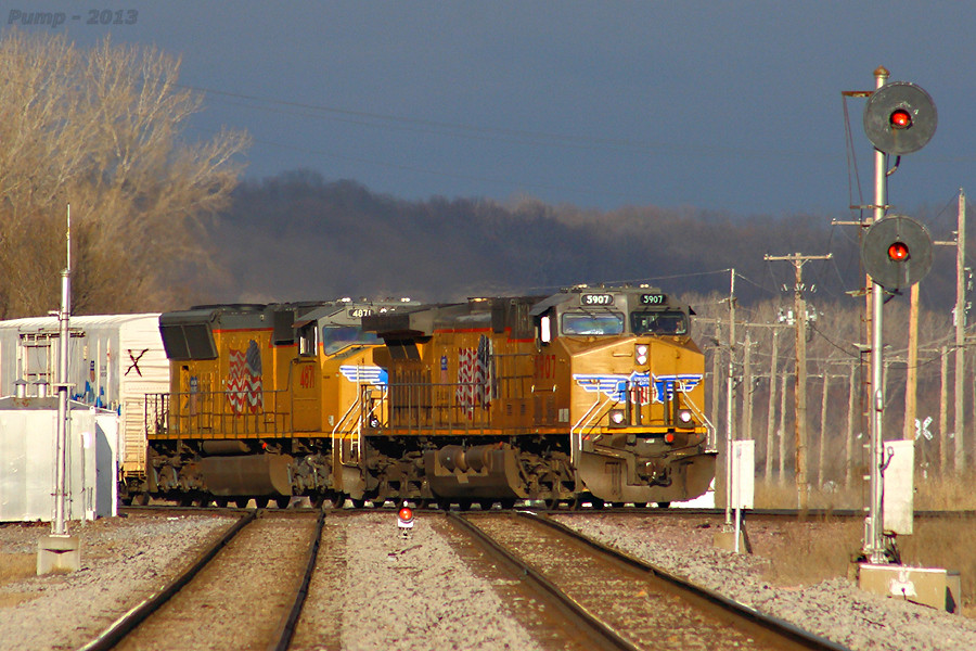 Southbound UP Manifest Train